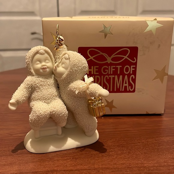 Department 56 | Other | Vintage Snowbabies Kiss Me | Poshmark